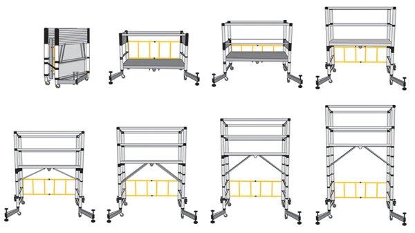 Telescopic towers - TANDEM